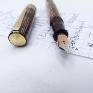 Oversize WASP the Clipper Brown Circuit Board Fountain Pen Flex Nib ...