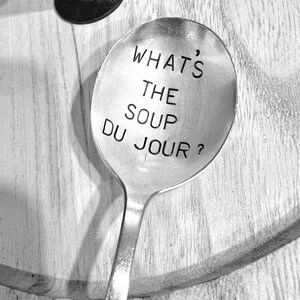 What's the Soup Dejour? Dumb and Dumber Stamped Spoon, Vintage ...