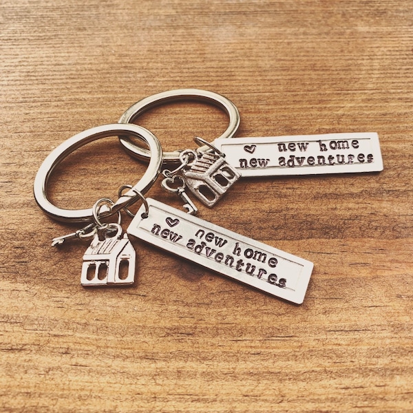 Home Keychain - Etsy