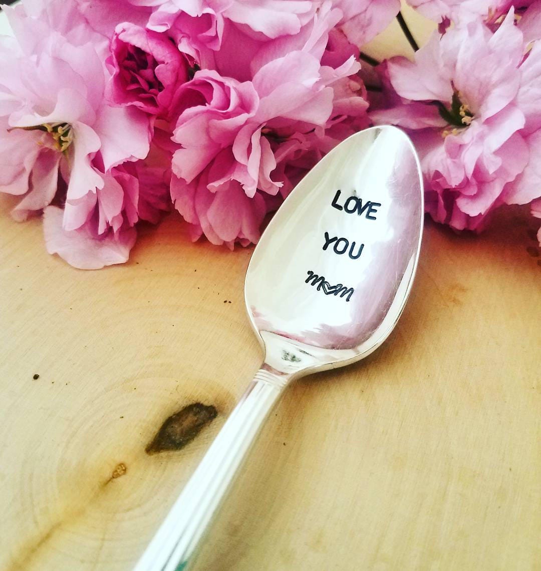 Stamped Mothers Day Spoon Gift for Mom Keepsake for Mom or Grandma ...