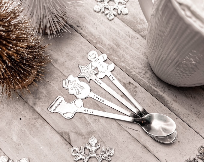 Christmas Tea Set With Tea Bag, Mini Spoon, and Honey. Party Favors ...