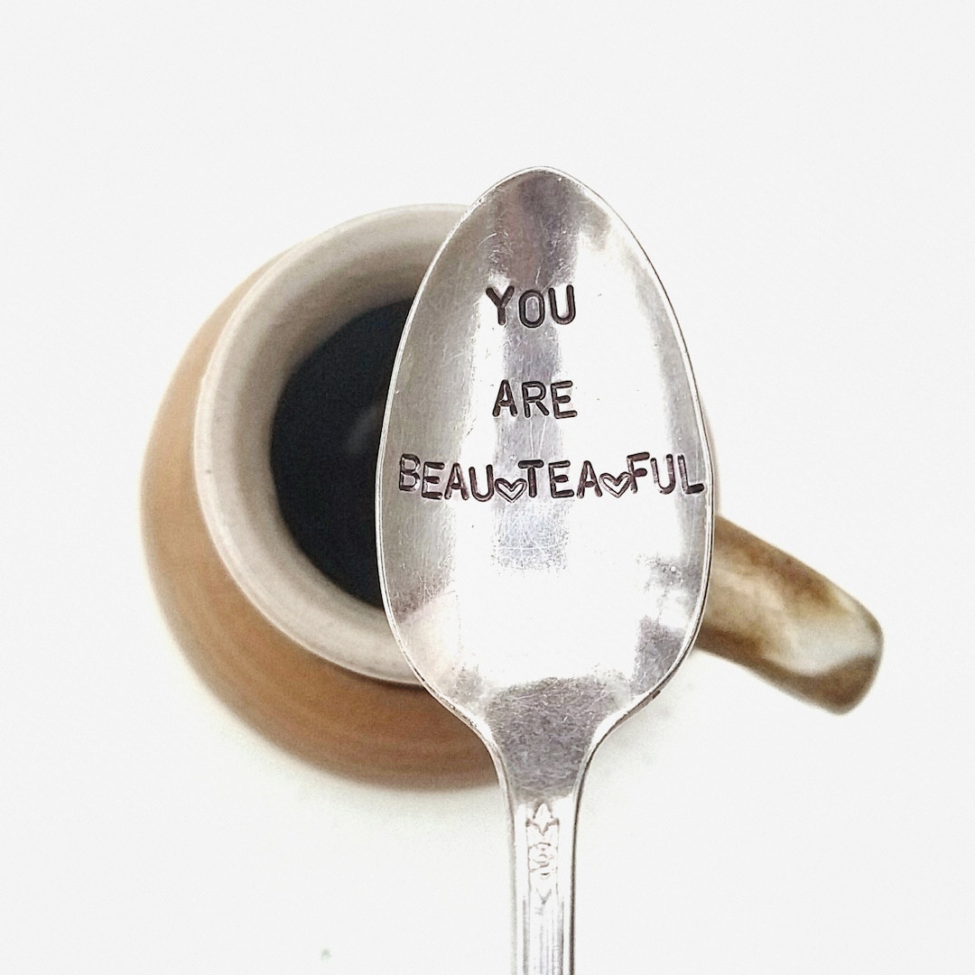 Stamped Spoon Gift for Her Spoon Coffee Spoon Tea Spoon Be Mine You Are ...