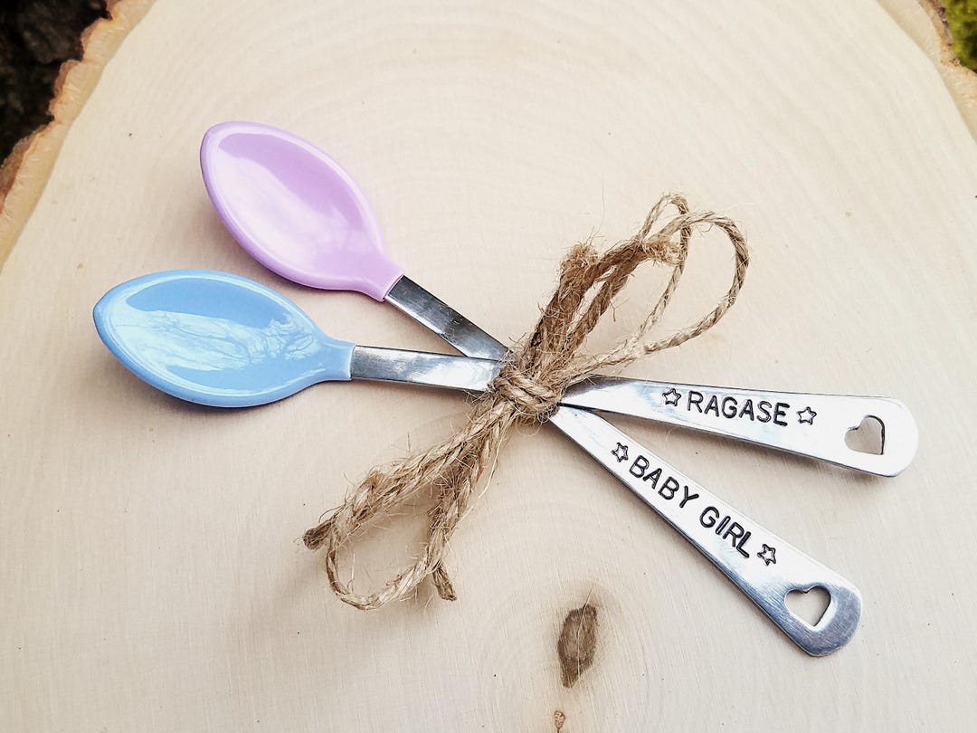 Personalized Baby Spoon Set, Monogram Baby Spoon, Custom Spoon, Baby ...
