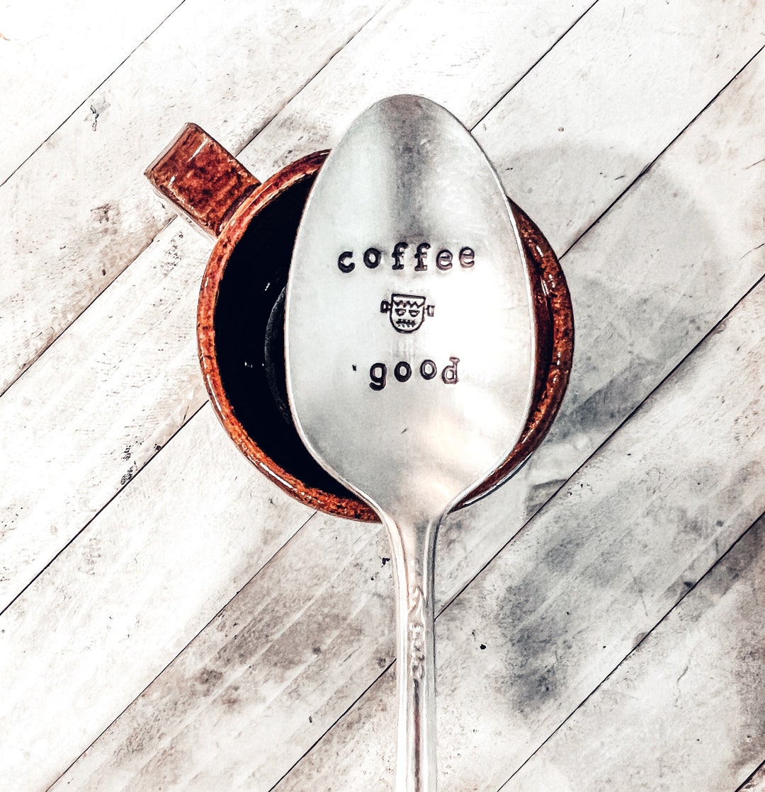 Stamped Frankenstein Coffee Spoon Halloween Decor Coffee Good Funny ...