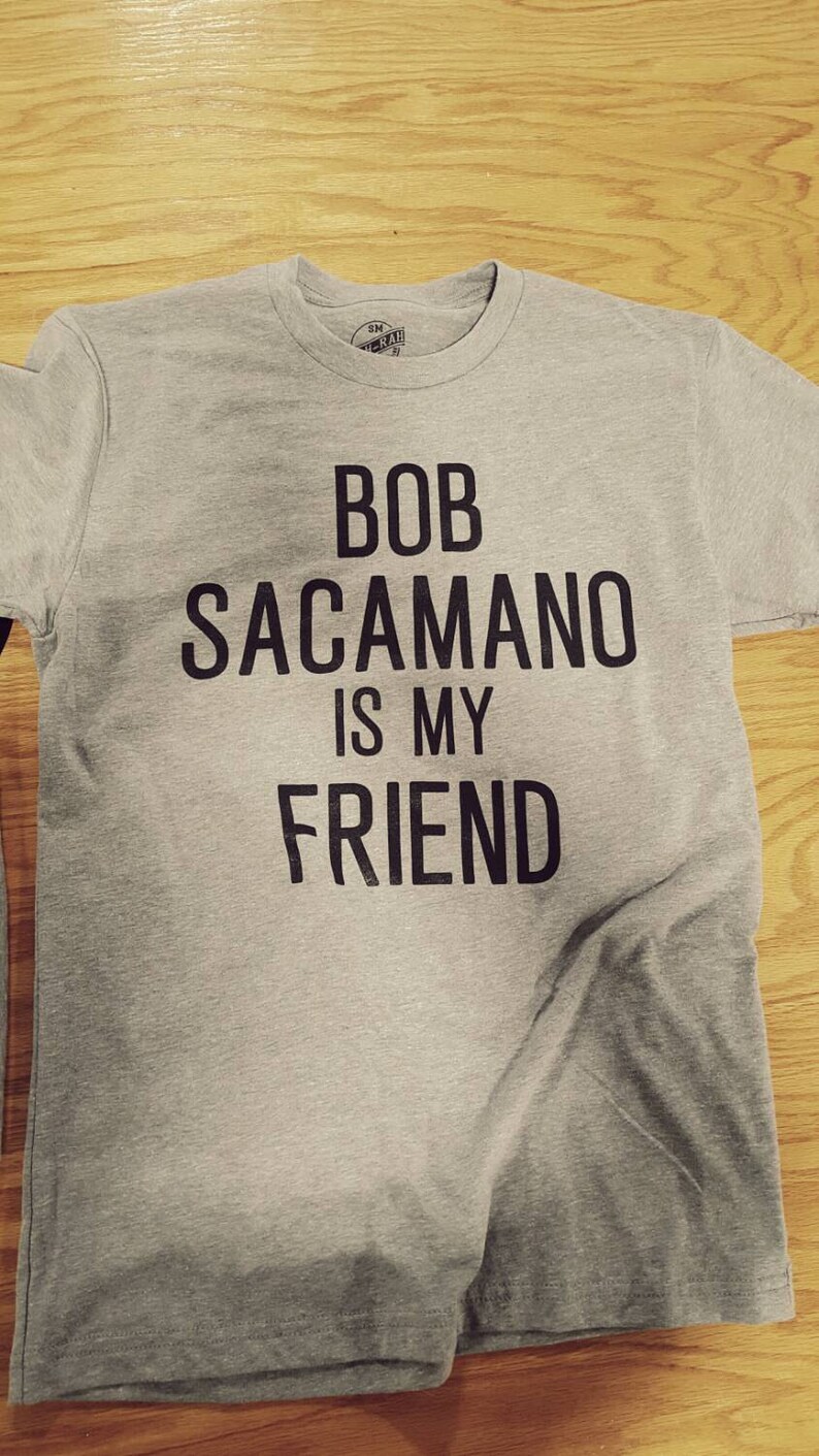 Bob Sacamano is My Friend Short Sleeve Tee-heather Grey - Etsy
