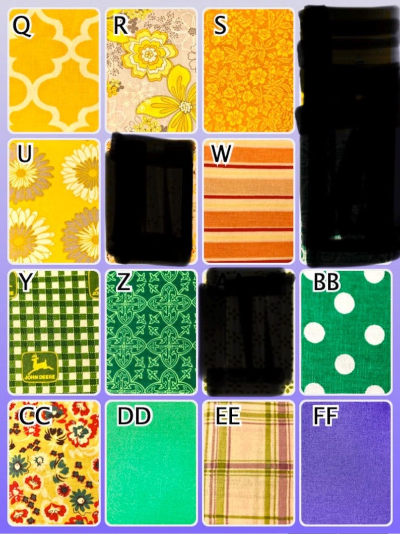 Fabric Gallery #2 (can Be Used for All Items in Shop) - Etsy