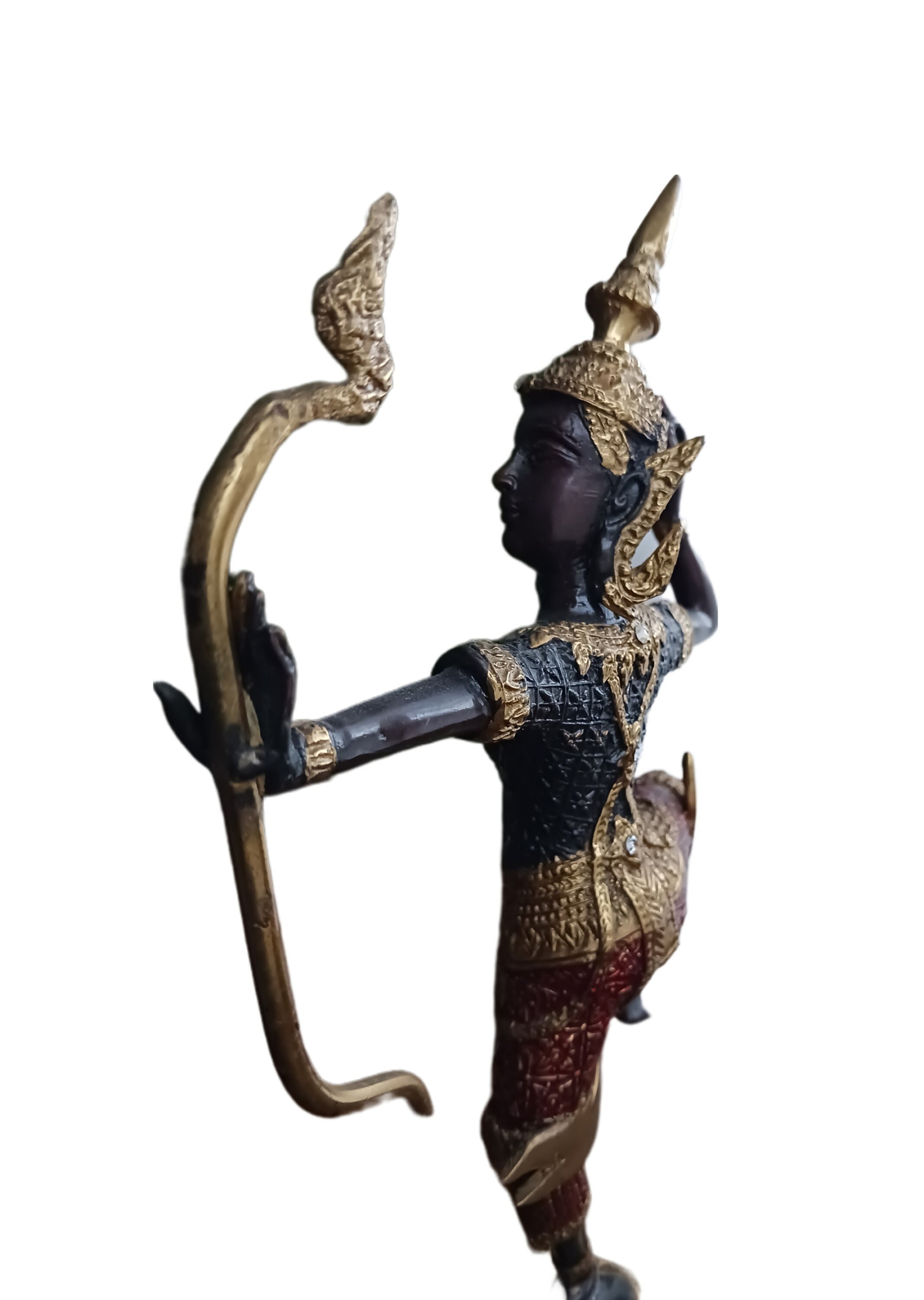 Vintage Thai / Hindu Prince Bronze Statue 10 - Etsy