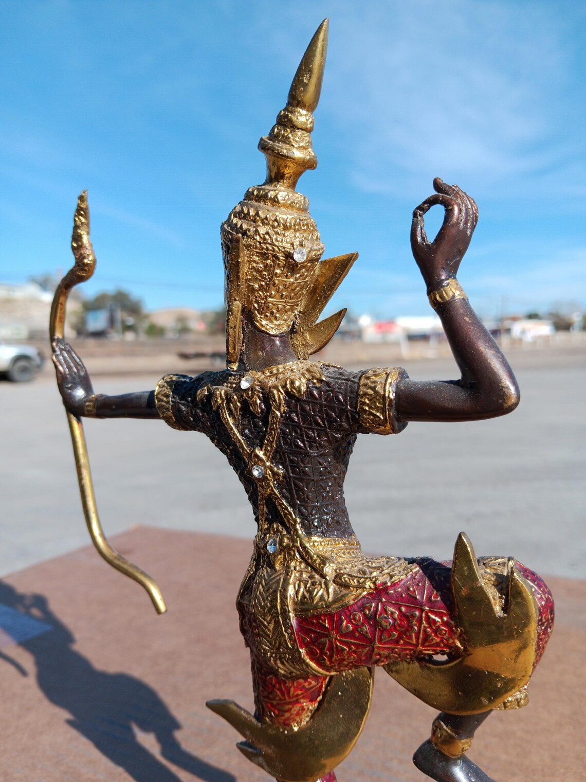 Vintage Thai / Hindu Prince Bronze Statue 10 " - Etsy