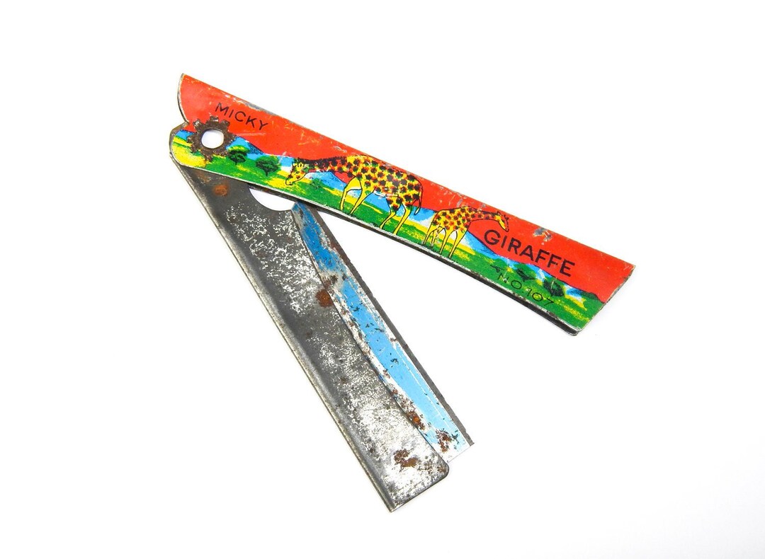 Vintage Folding Razor Blade, Metal Razor Blade, Collectable Razor ...