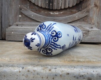 Blue and White Bottle - Etsy
