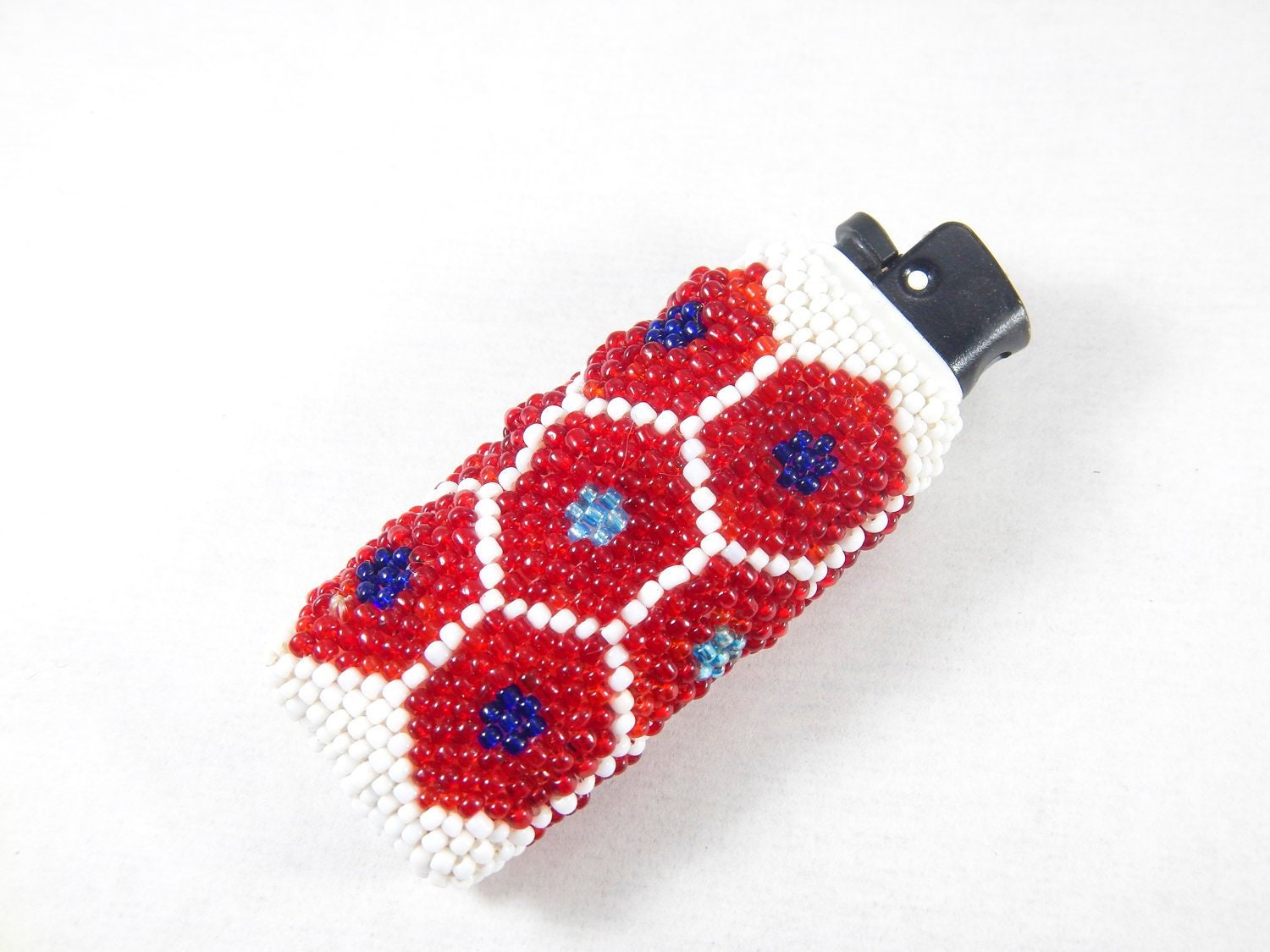 Vintage Beadwork Lighter Case Handmade Beadwork Lighter | Etsy