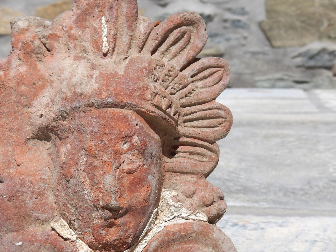 Antique Greek Hermes Antefix, Greek Akrokeramo, Antique Terracotta ...