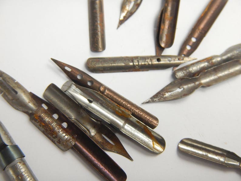 Nibs Pen Nibs Calligraphy Nibs Set Pen Nibs Collection Pen - Etsy