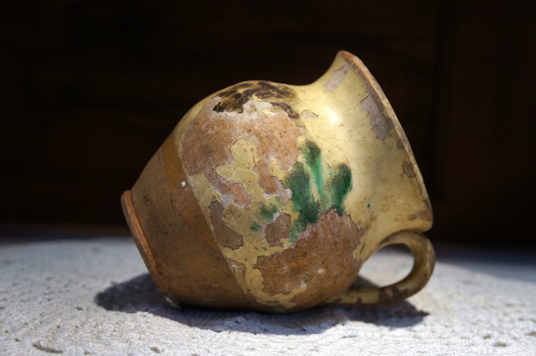 Antique Ceramic Pitcher, Pottery Pitcher, Clay Pitcher, Kitchen Decor ...