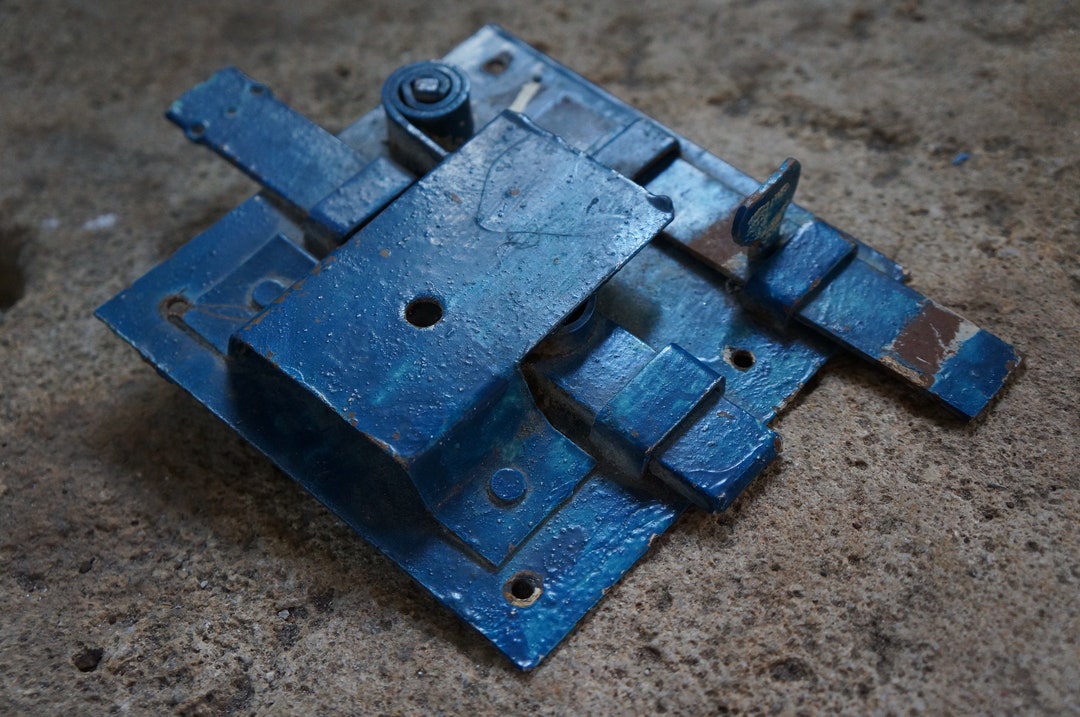 Antique Forged Iron Door Lock - Etsy