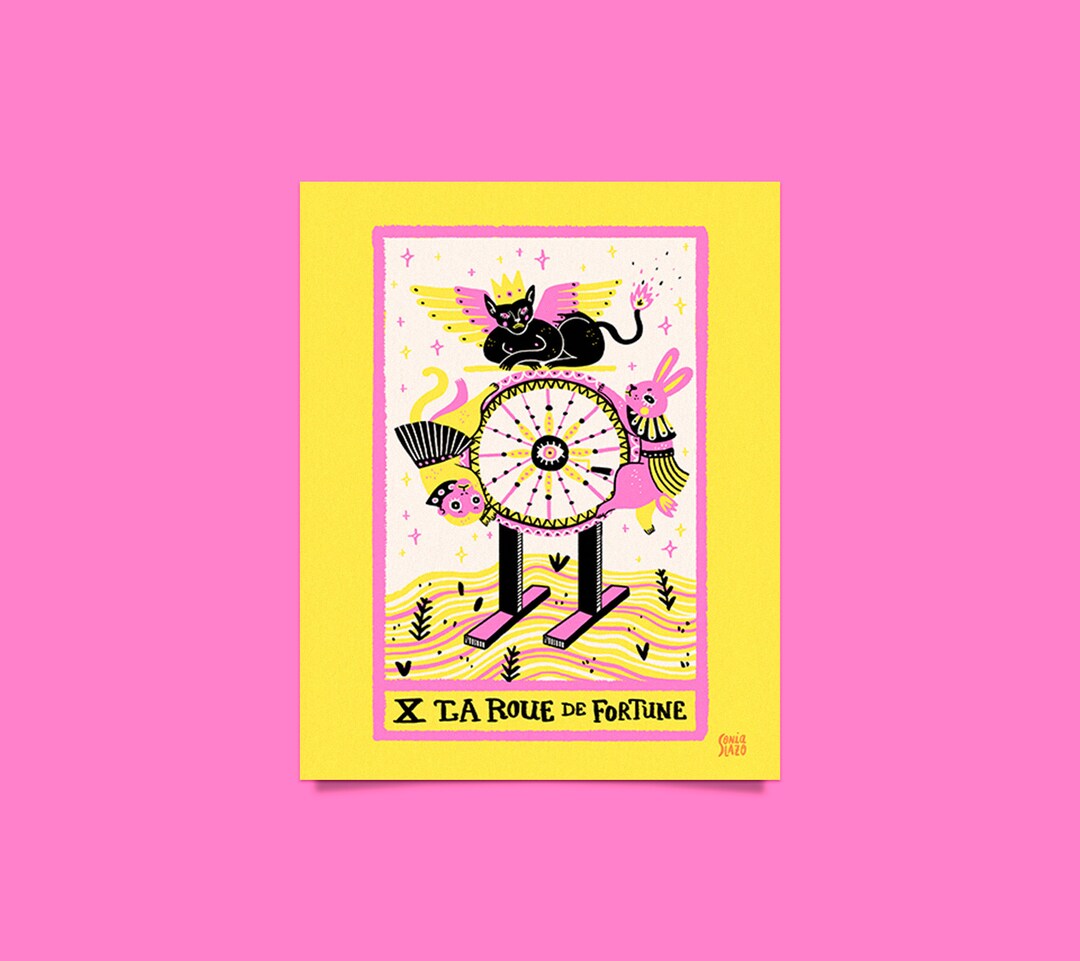 Wheel of Fortune - Print - Etsy