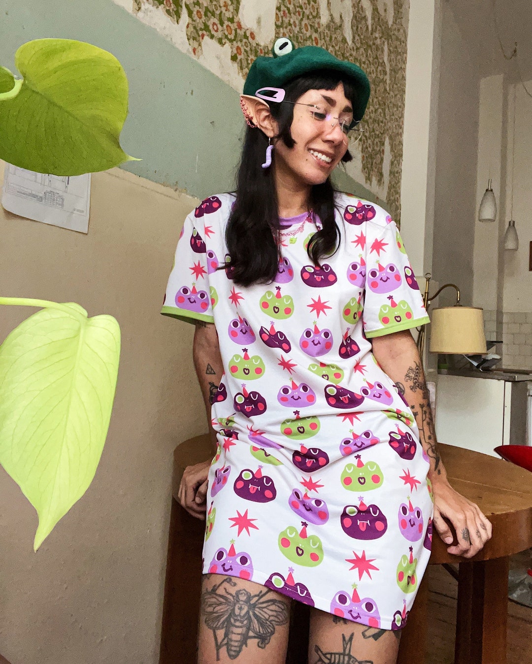 Froggies T-shirt Dress - Etsy