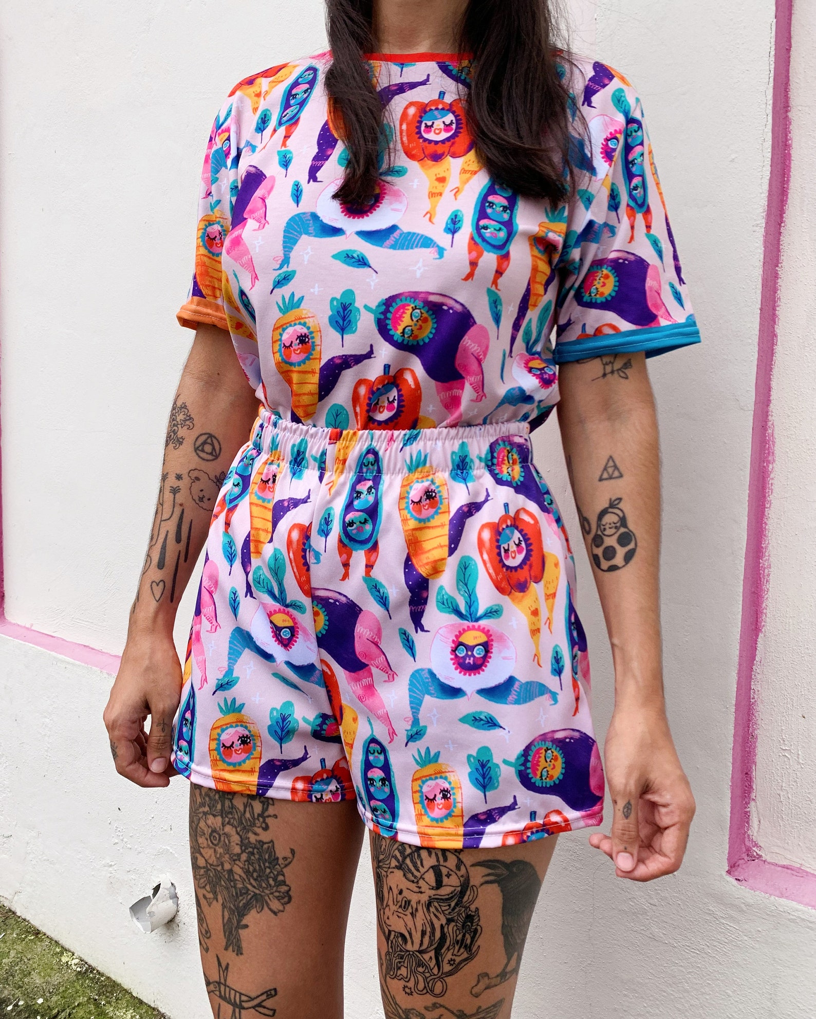 Eat Ur Veggies Short Shorts - Etsy