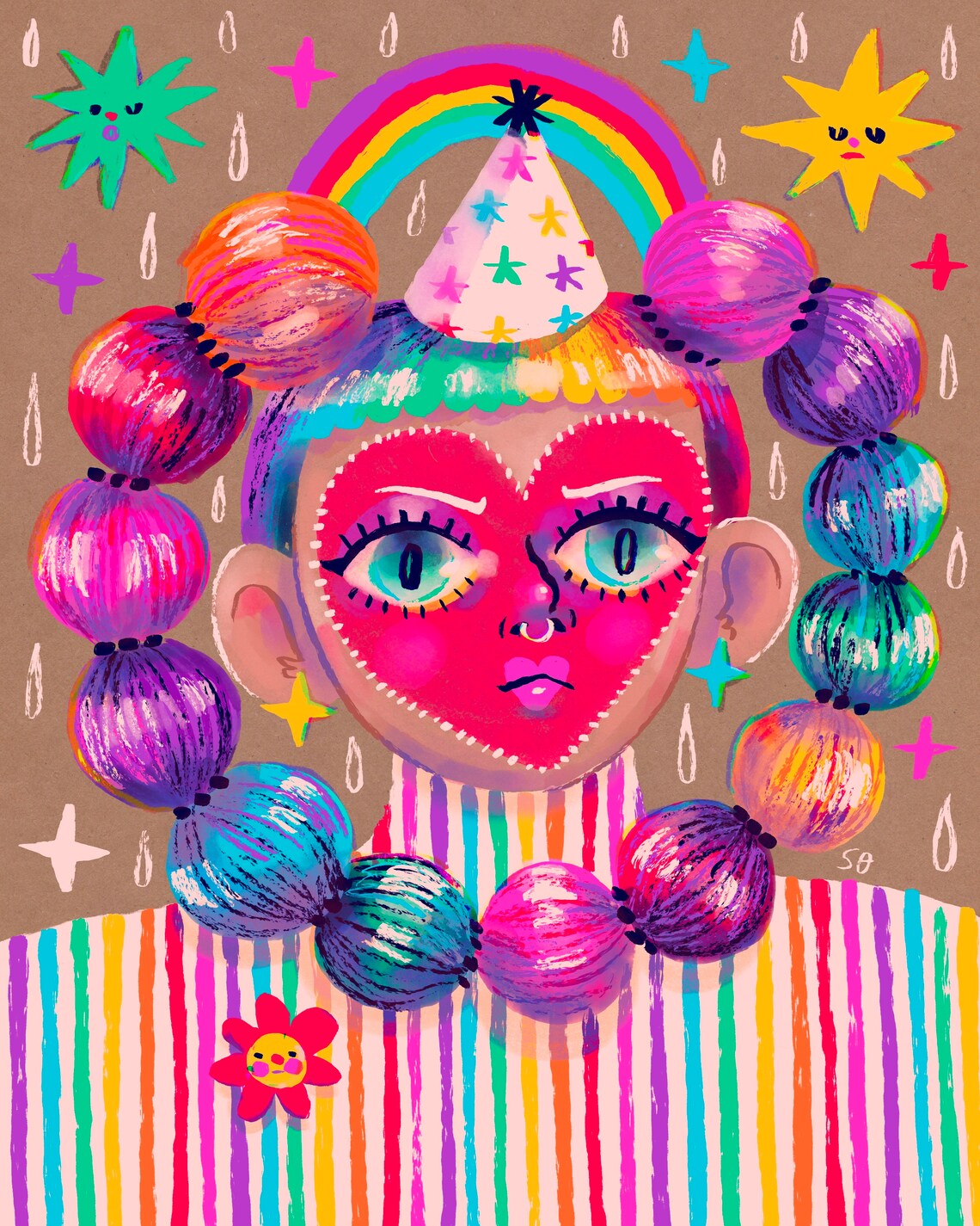 Clowncore Print | Etsy