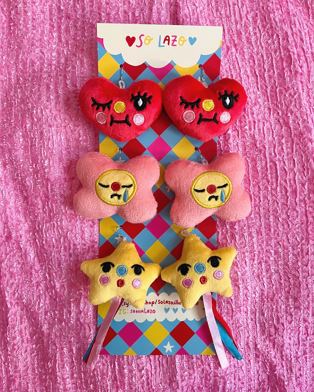 Silly Earrings 3-pack - Etsy