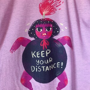 Keep Your Distance! - T-shirt - Etsy