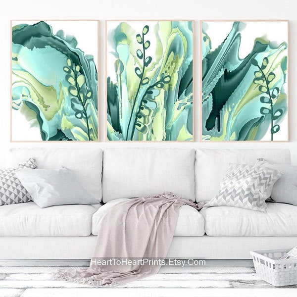 Teal Lime Green - Etsy