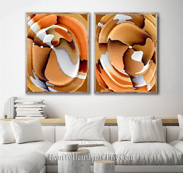 Contemporary Art Earth Tones Abstract Wall Art Abstract | Etsy