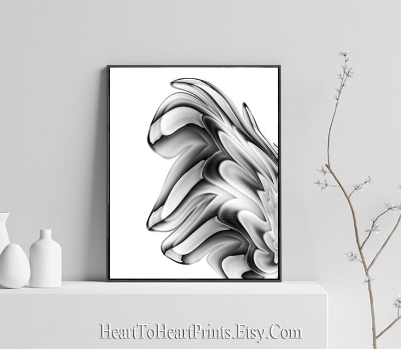 Angel Wings Wall Art Line Drawing Wings Printable Wall Art - Etsy