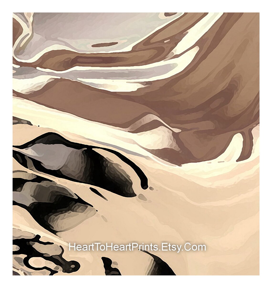 Earth Tones Abstract Painting PRINTABLE Wall Art Set of 3 - Etsy