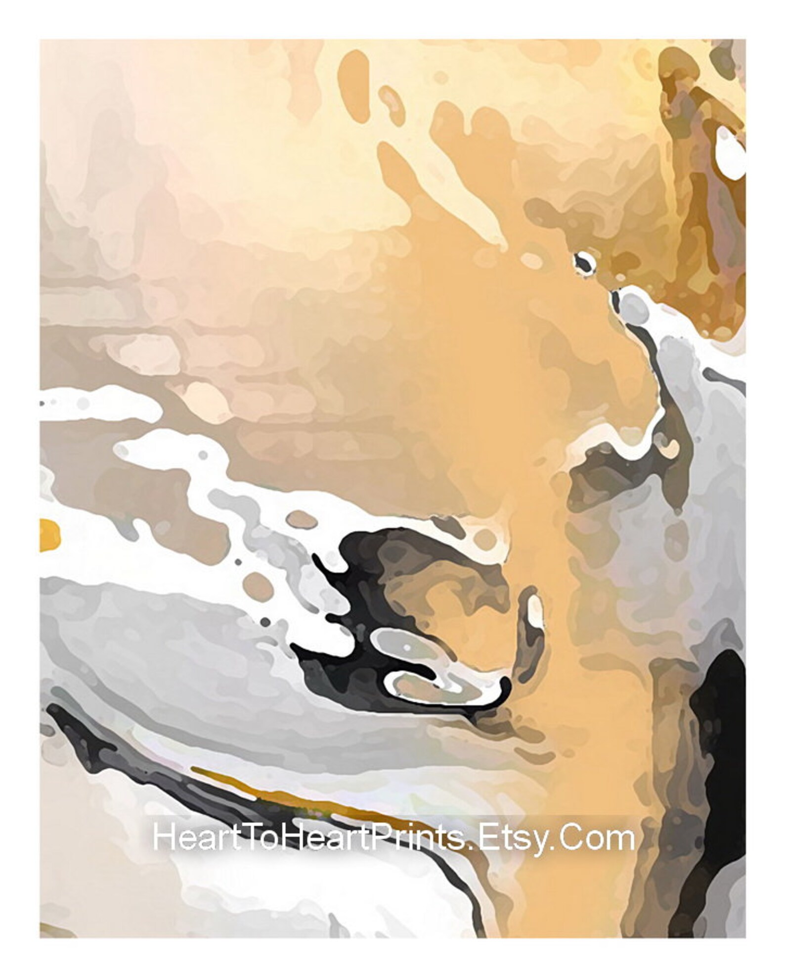 Neutral Abstract Painting Set of 3 Abstract Printable Art 3 - Etsy