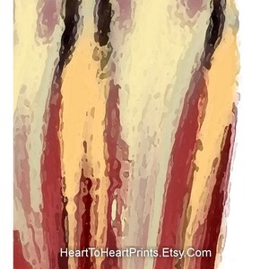 Burnt Orange Abstract Painting Set of 3 Canvas PRINTABLE Art - Etsy