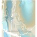 Pastel Blue Abstract Wall Art Set of 3 Light Blue Beige Abstract ...