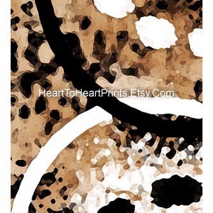 Abstract Expressionism Art Brown Black Printable DOWNLOAD Set of 3 ...