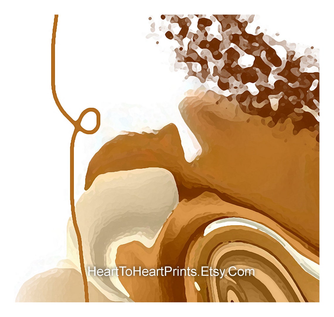 Brown Abstract Painting Set of 3 Prints Beige Brown Minimalist - Etsy
