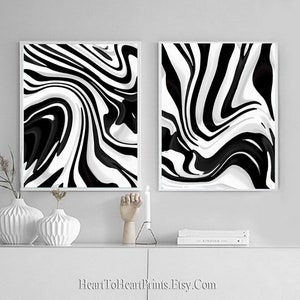 Line Drawing Wall Art Set of 3 Prints Line Printable Art Abstract Line ...