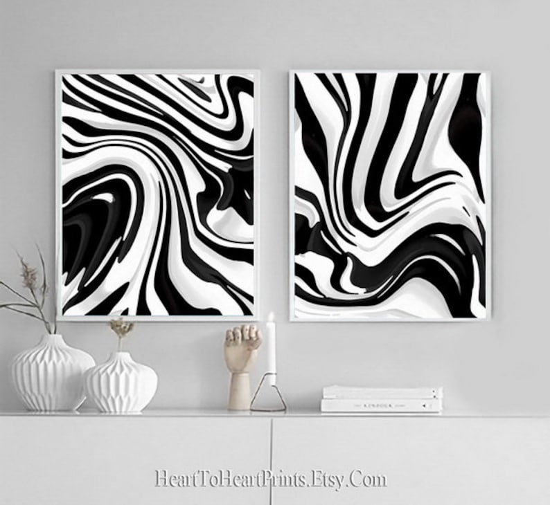 Line Drawing Wall Art Set of 3 Prints Line Printable Art - Etsy