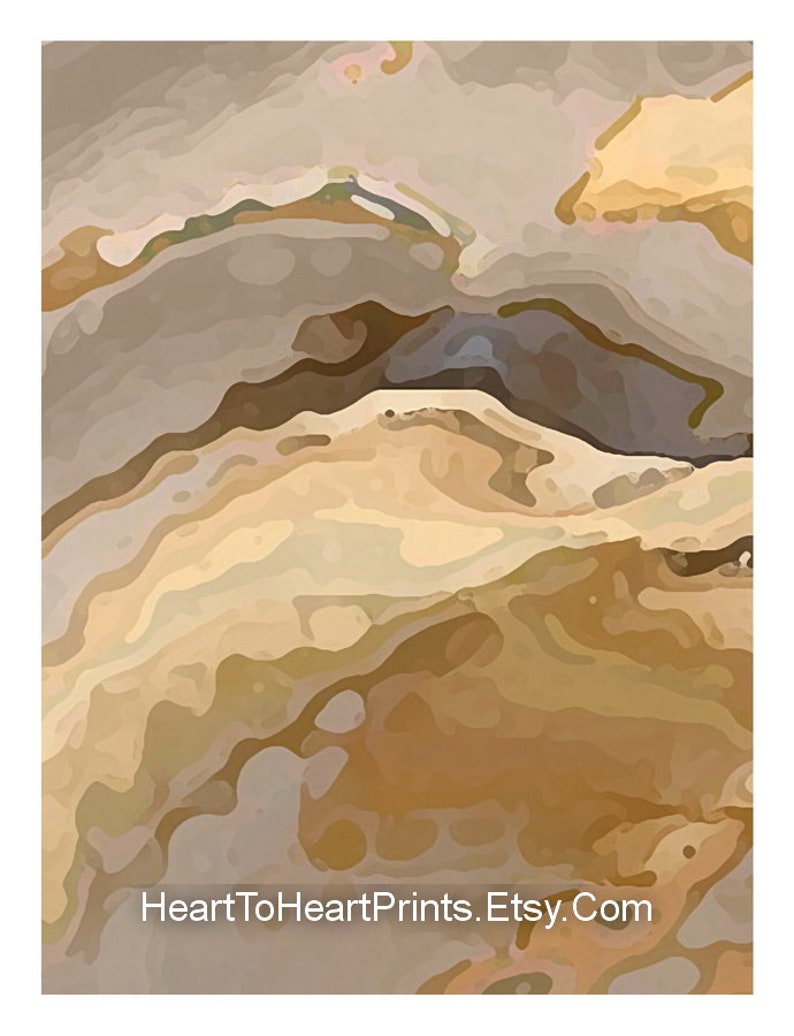 Neutral Abstract Painting Set of 3 Abstract Printable Art 3 Piece Wall ...