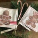 Gingerbread Cookie Flags, Cotton Flags, Tree Picks, Floral Picks ...
