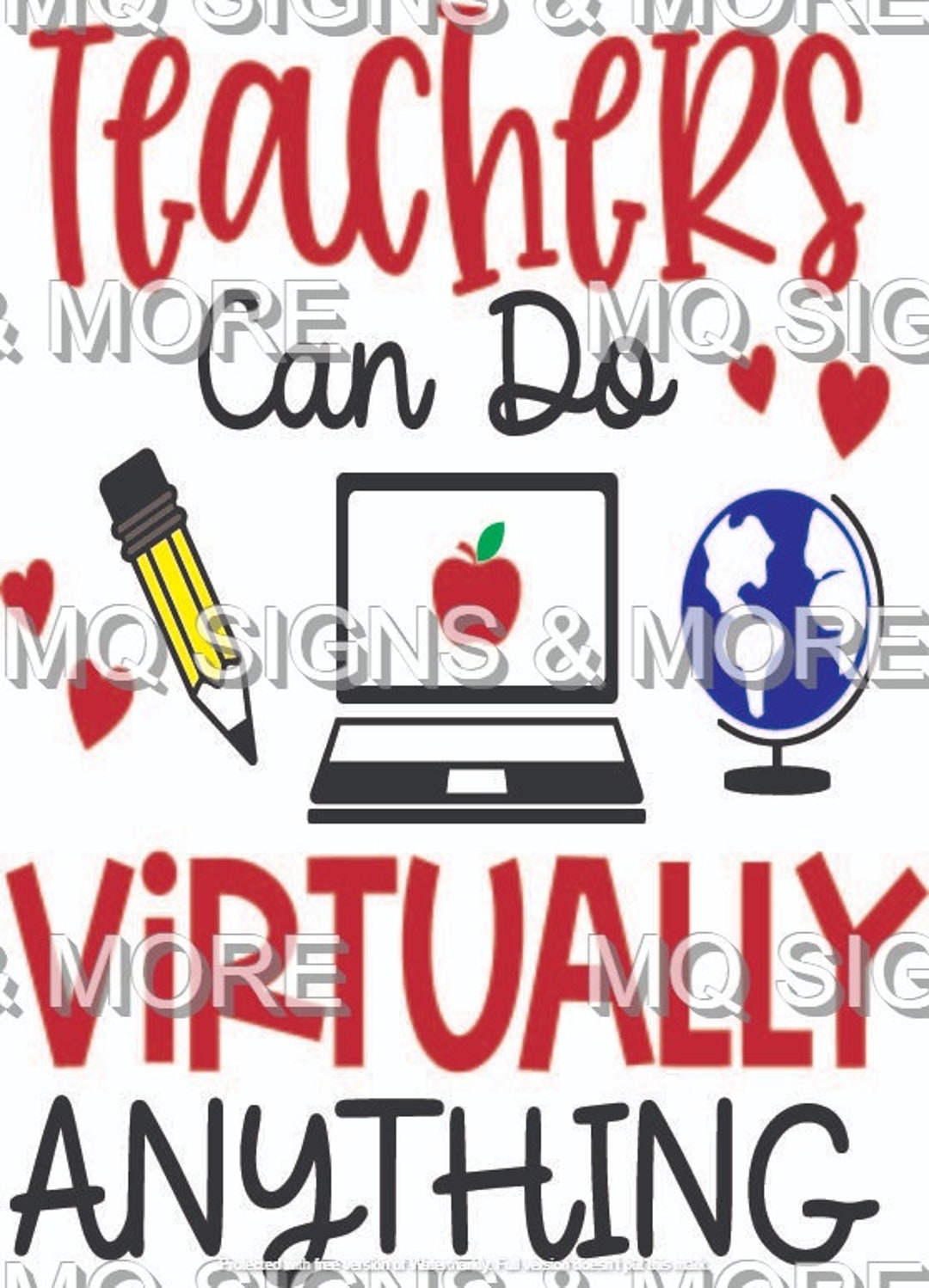 Teachers Can Virtually Do Anything Svg, Ai, Jpg, Png Digital File - Etsy