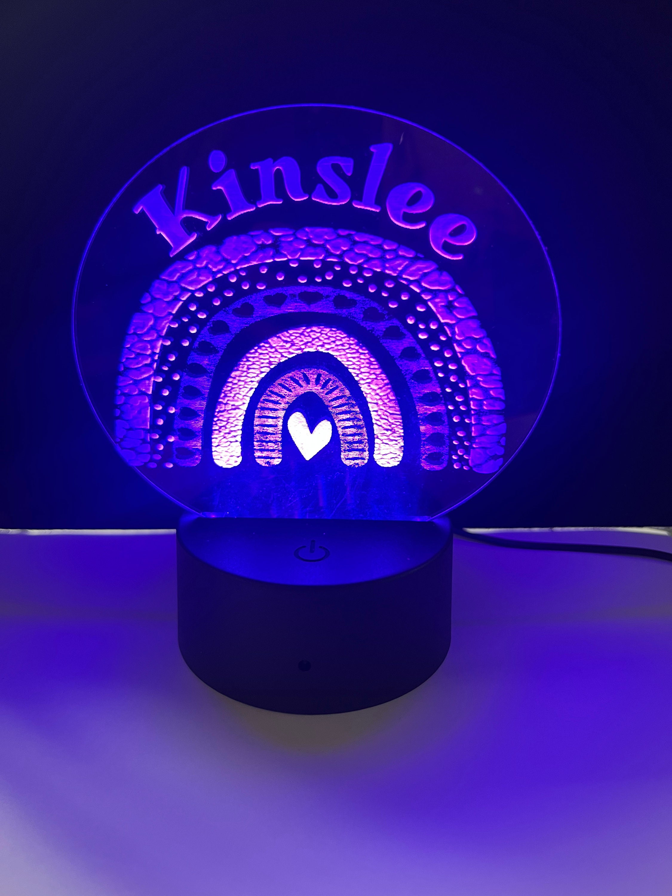 LED Light Base Kit, Base LED Lamp Base Blank Acrylic Sign DIY Acrylic ...