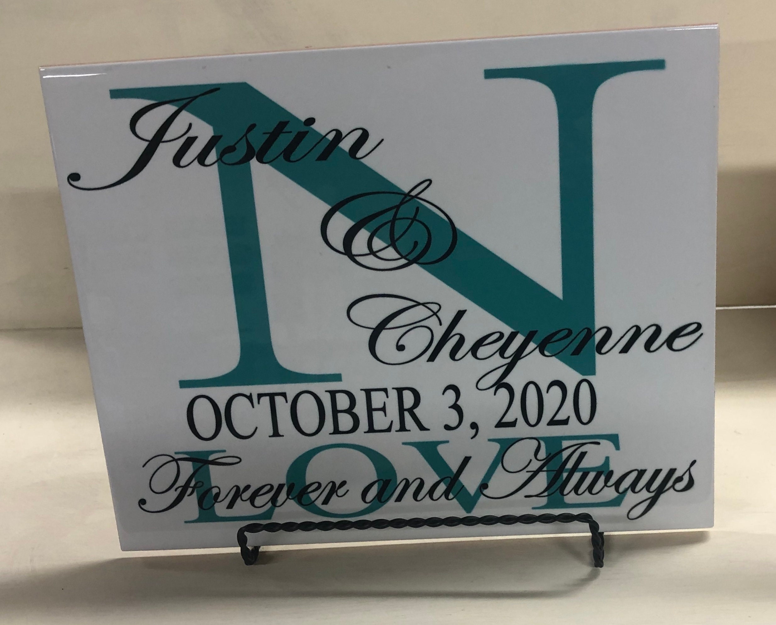 Custom Ceramic Tile 8 X 10 Personalized All Occasion Gift With Saying ...