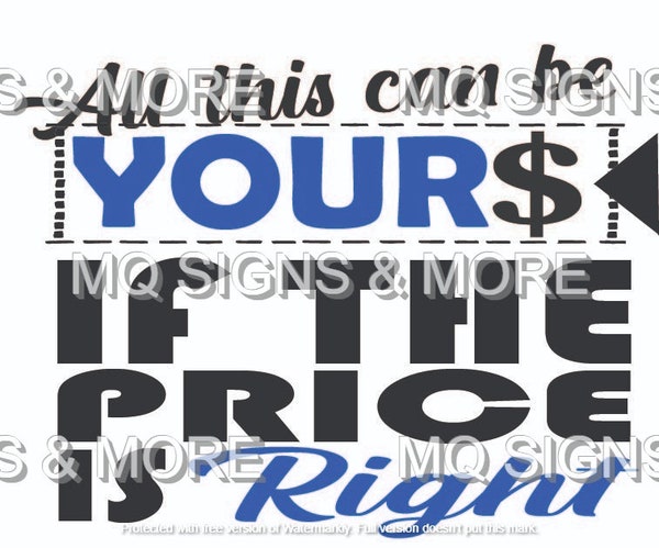 The Price is Right Printable Poster Party Props - Etsy Canada