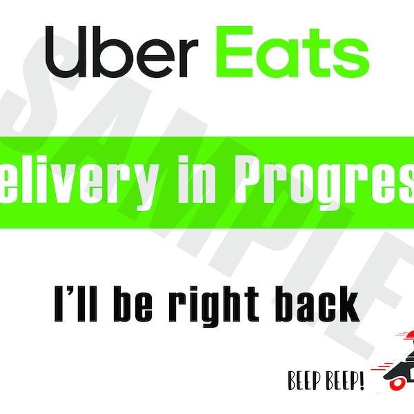 Printable Uber Sign - Etsy