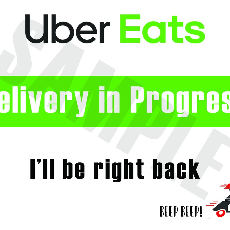Uber Eats Decal - Etsy