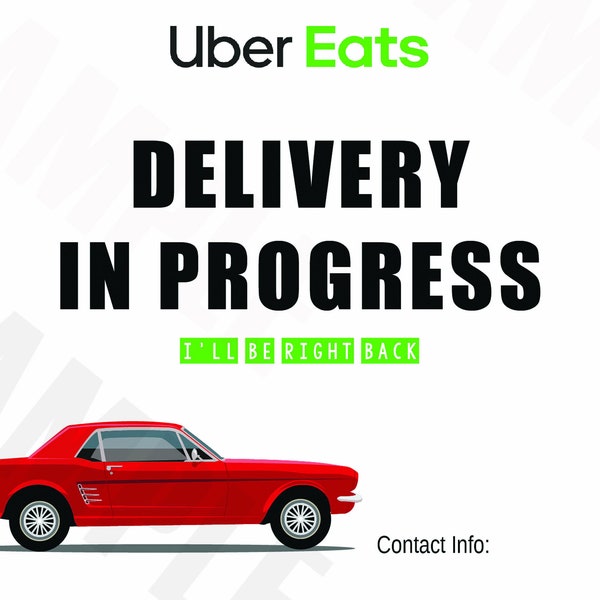 Printable Uber Sign - Etsy