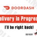 Door Dash - Printable "delivery in Progress" Sign for Your Car ...