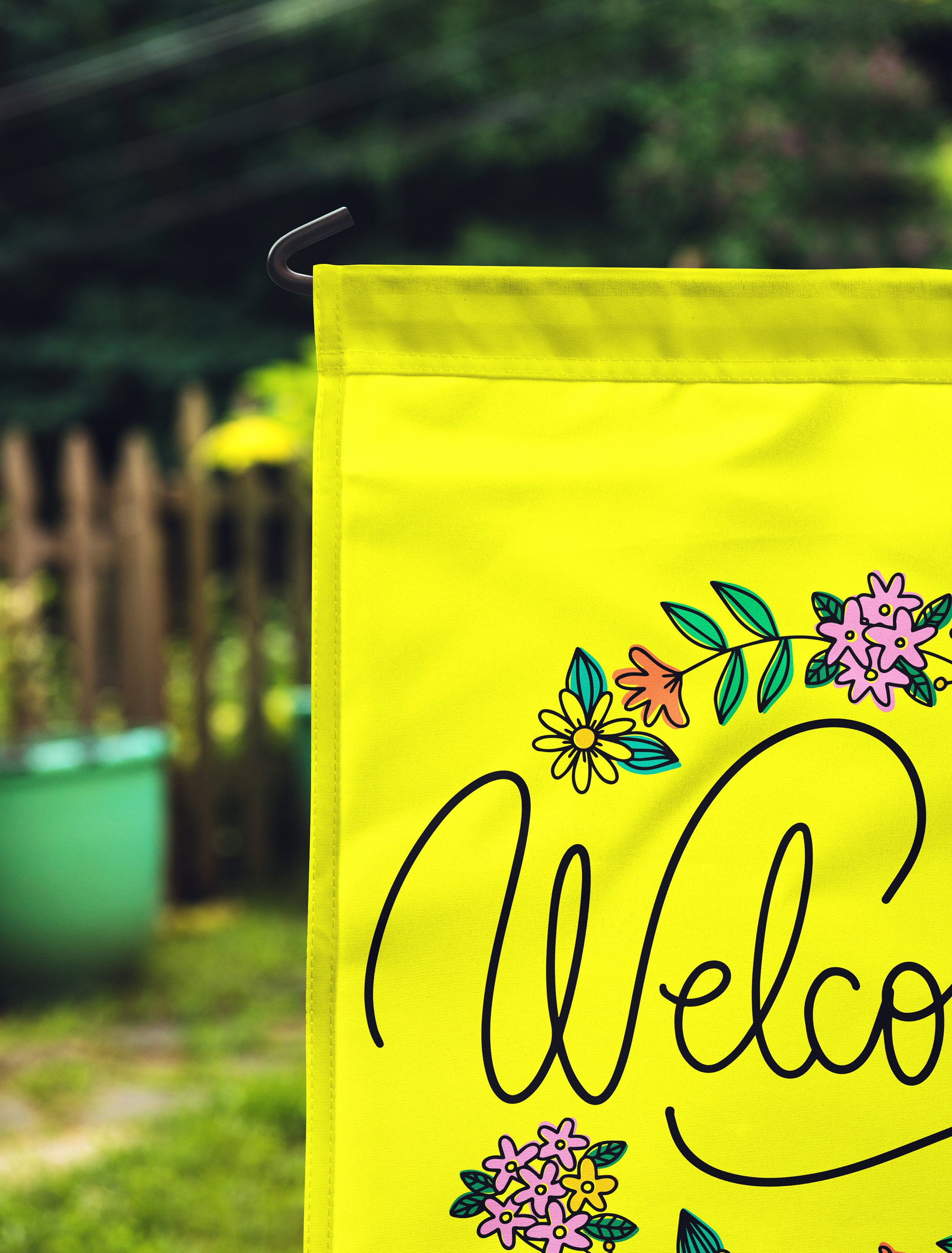 Welcome Garden Flag multiple sizes custom personalization | Etsy Welcome Garden Flag multiple sizes custom personalization | Etsy