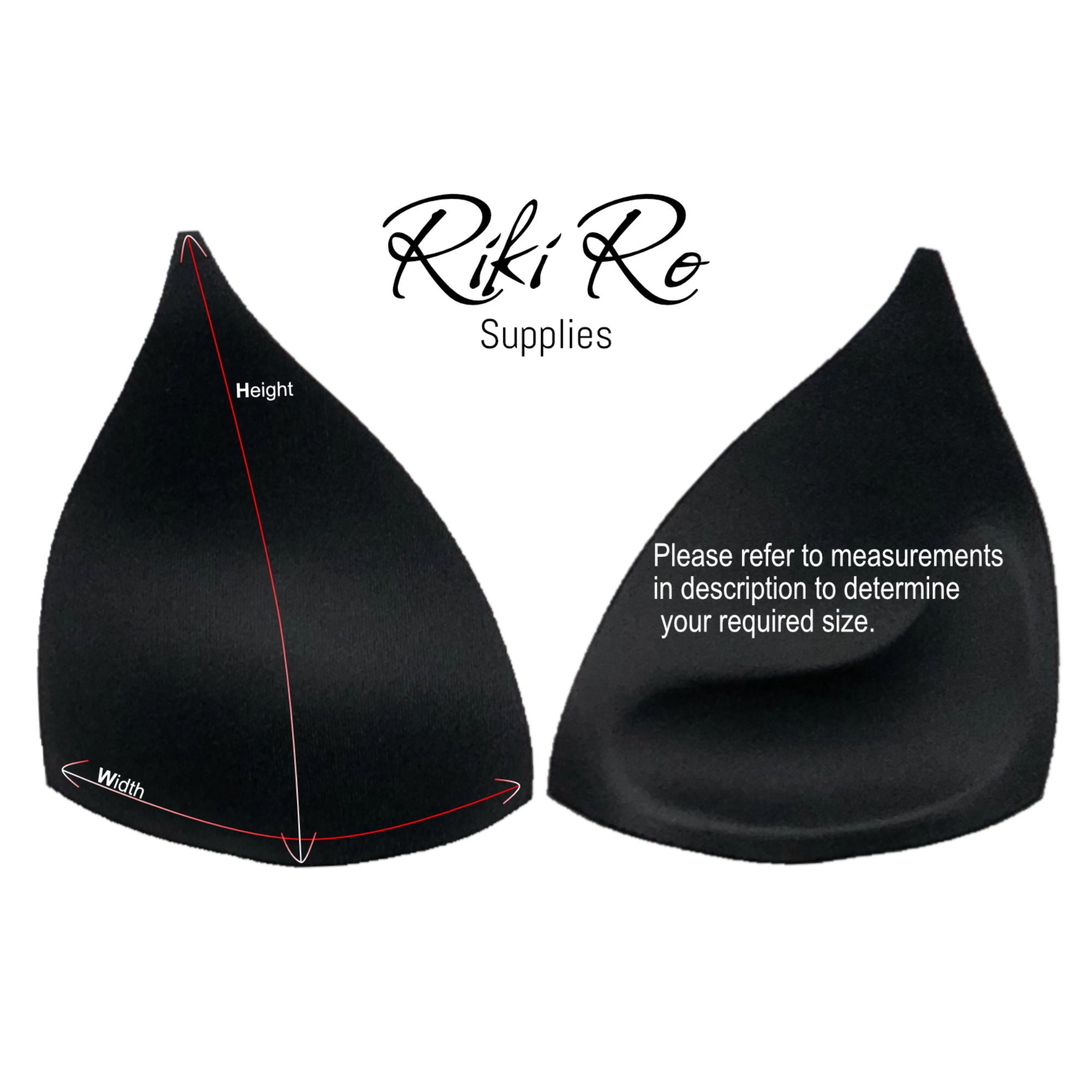 Soft Molded Triangle Push up Bikini Cups for Fitness Bikini - Swimwear ...