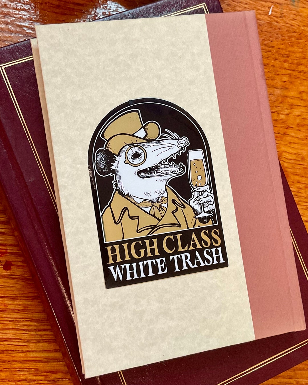 High Class White Trash -fancy Opossum - Eco Friendly Gold Metallic ...
