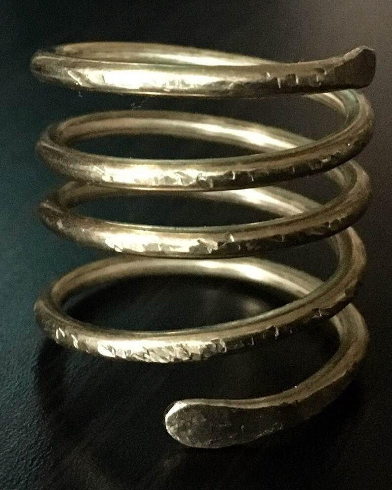 Brass Coil Rings - Etsy